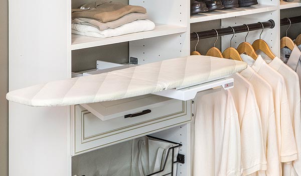 FOLD OUT IRONING BOARD | Austin-Morgan Closets