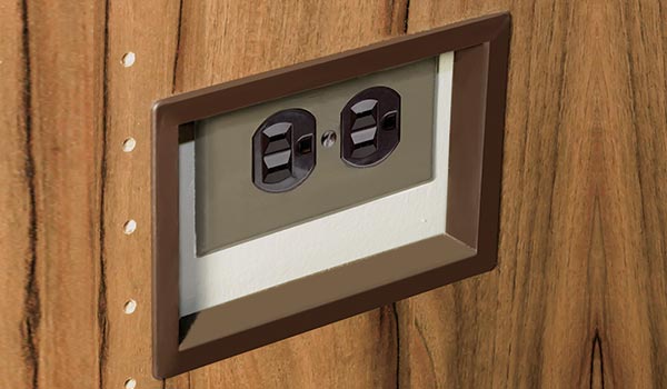 OUTLET CUTOUT | Austin-Morgan Closets