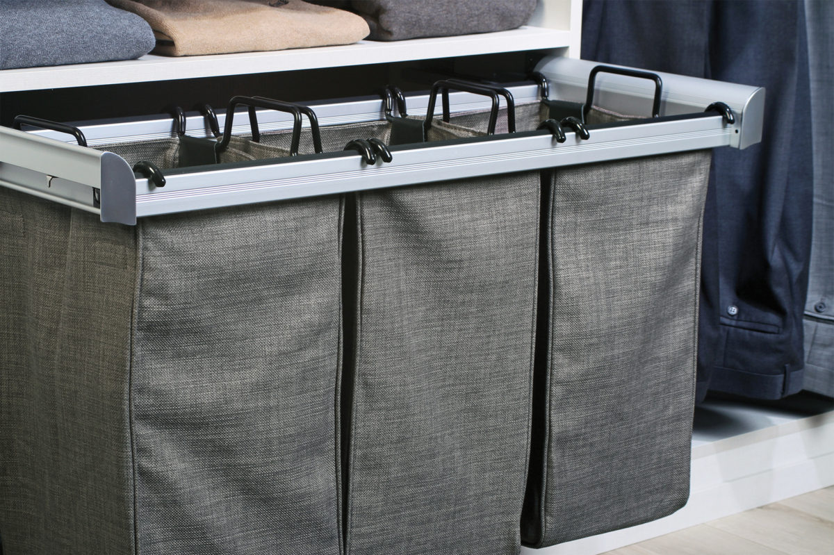 ENGAGE 3 BAG HAMPER | Austin-Morgan Closets